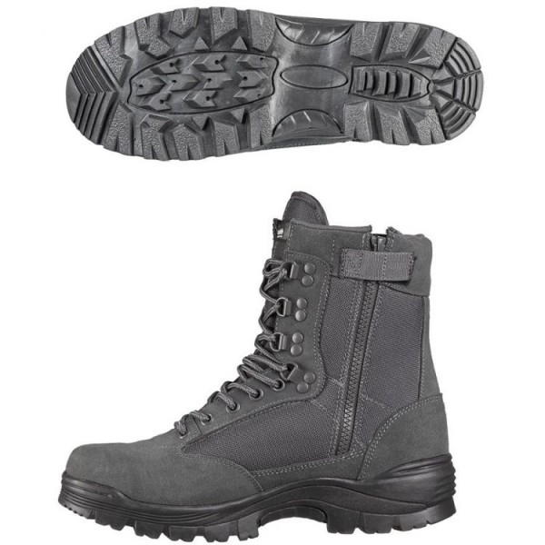 Anfibi Mil-Tec cordura-pelle Tactical con Thinsulate c/zip YKK Grey